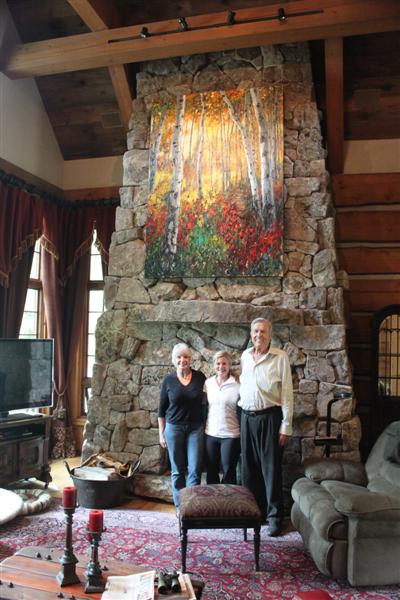 Aspen Paintings by Contemporary Aspen Artist Jennifer Vranes, Birch ...