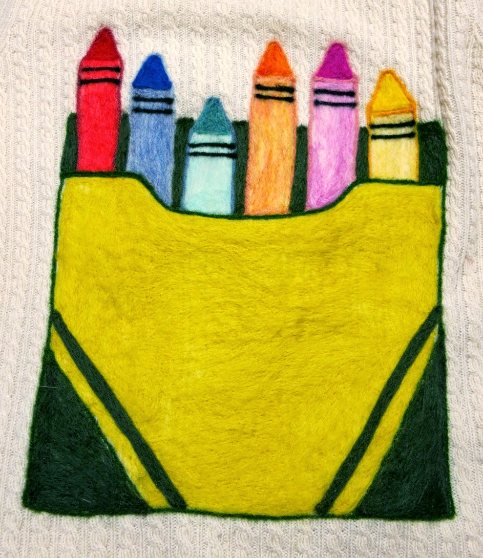 Cassie Stephens: DIY: A Crayola Sweater and a Giveaway!