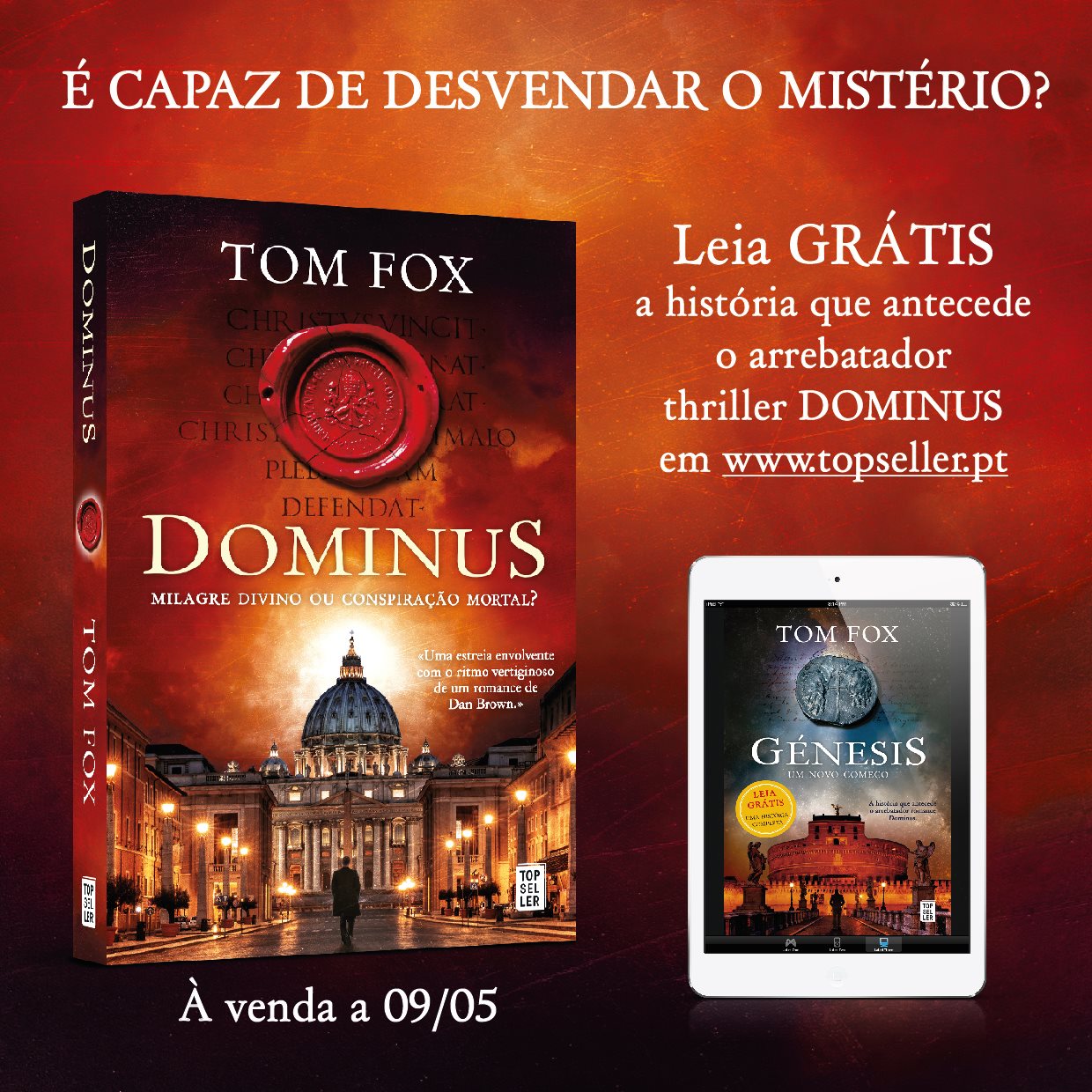 Download grátis e-book: "Génesis: Um Novo Começo" de Tom Fox | Topseller