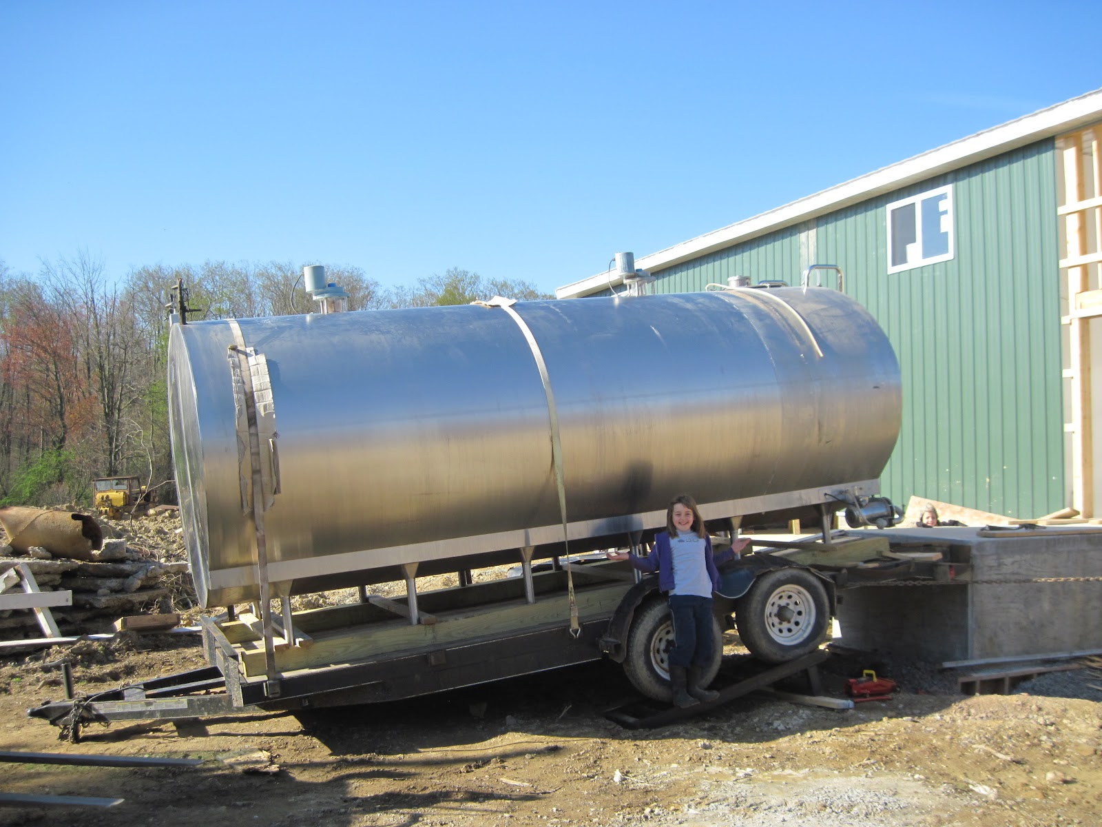 Life on the Farm: The Bulk Tank is In