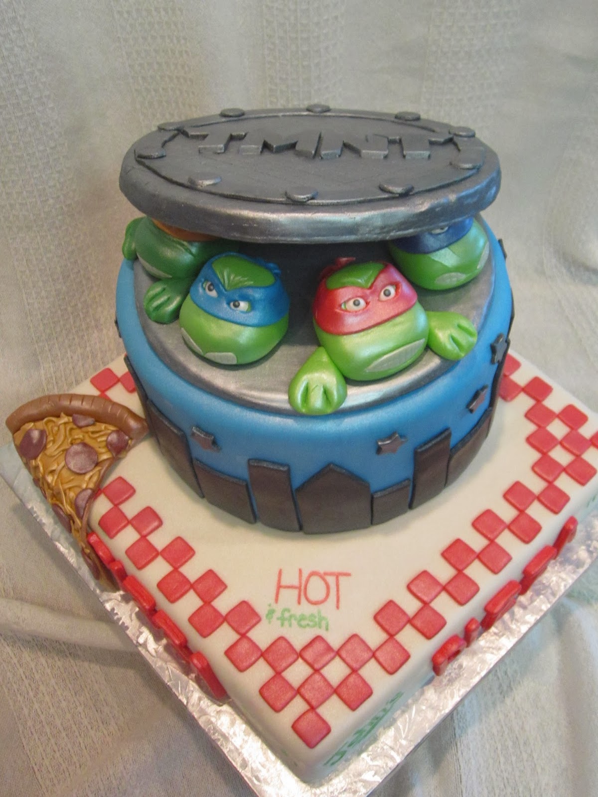 MyMoniCakes: TMNT Teenage Mutant Ninja Turtles complete with pizza box ...