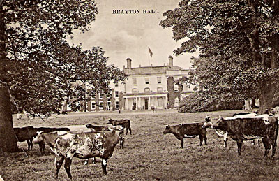 BRAYTON HOMESTEAD INTERIORS: ORIGINAL BRAYTON HOME: BRAYTON HALL, ENGLAND