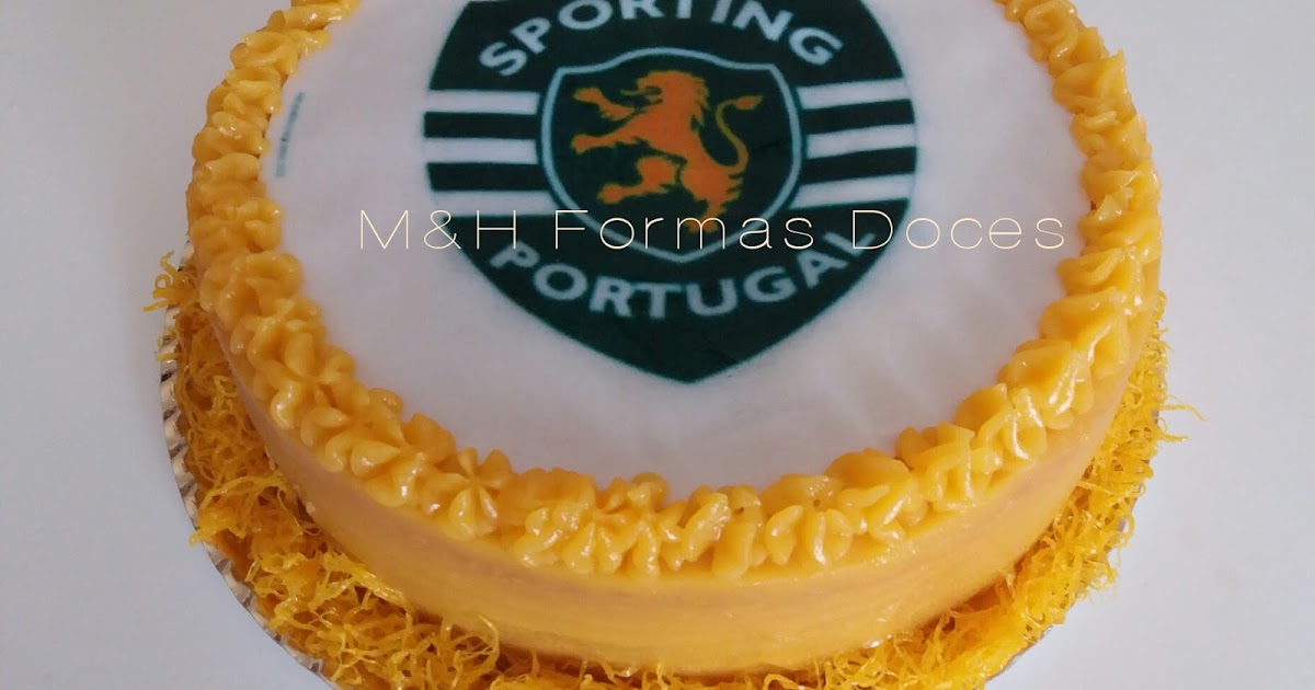 M&H Formas Doces: Bolo de aniversário Sporting