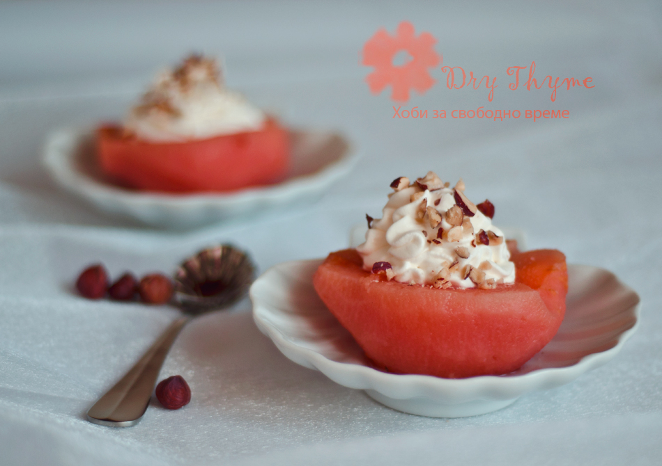 Хоби за свободно време: Сладкиш с дюли - Boiled quince with cream