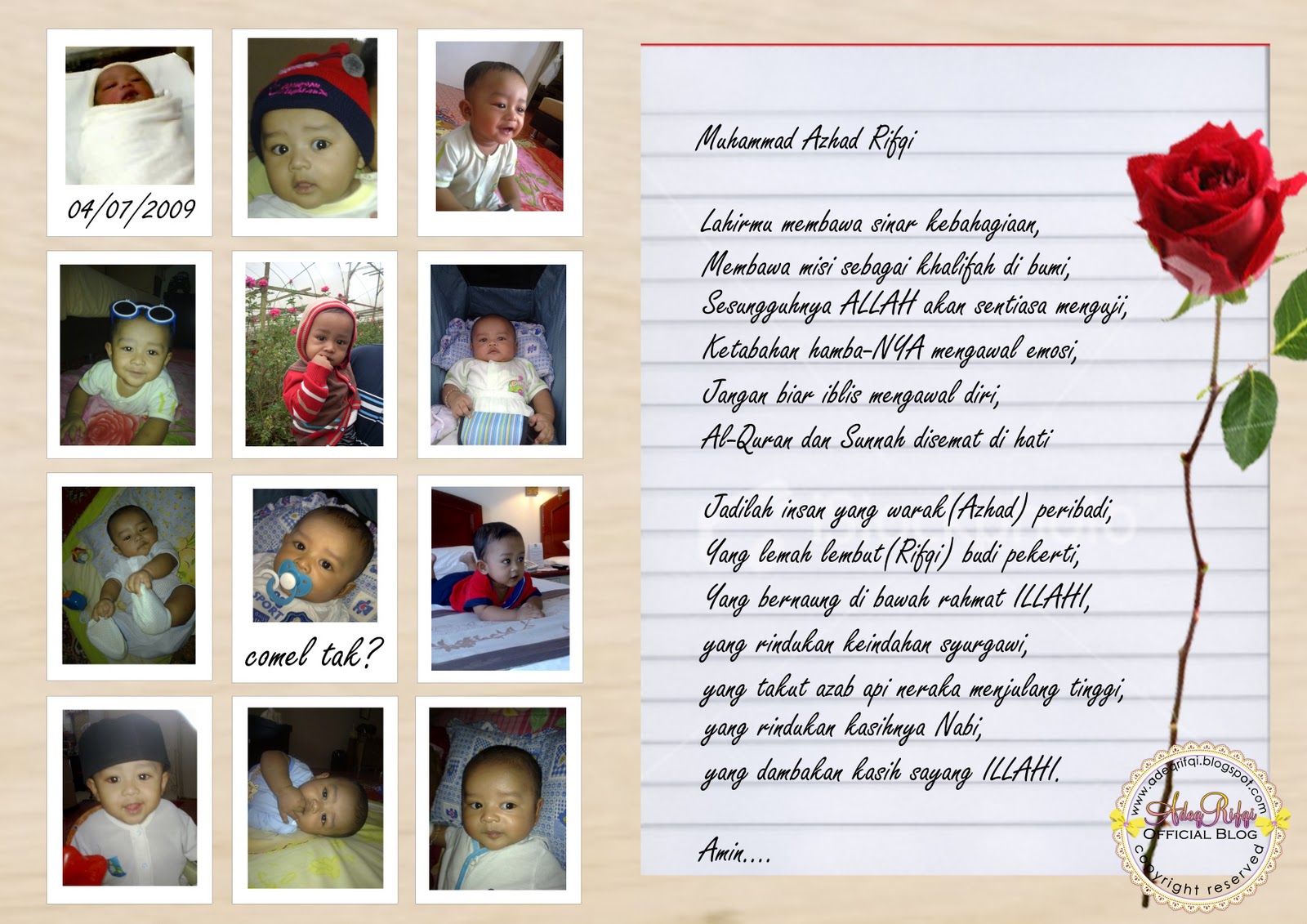 Muhamad Azhad Rifqi bin Mohd Noor Azreen | Adeqrifqi Official Blog