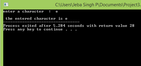 The GETCHAR() Function - Let's Learn Computer Programming