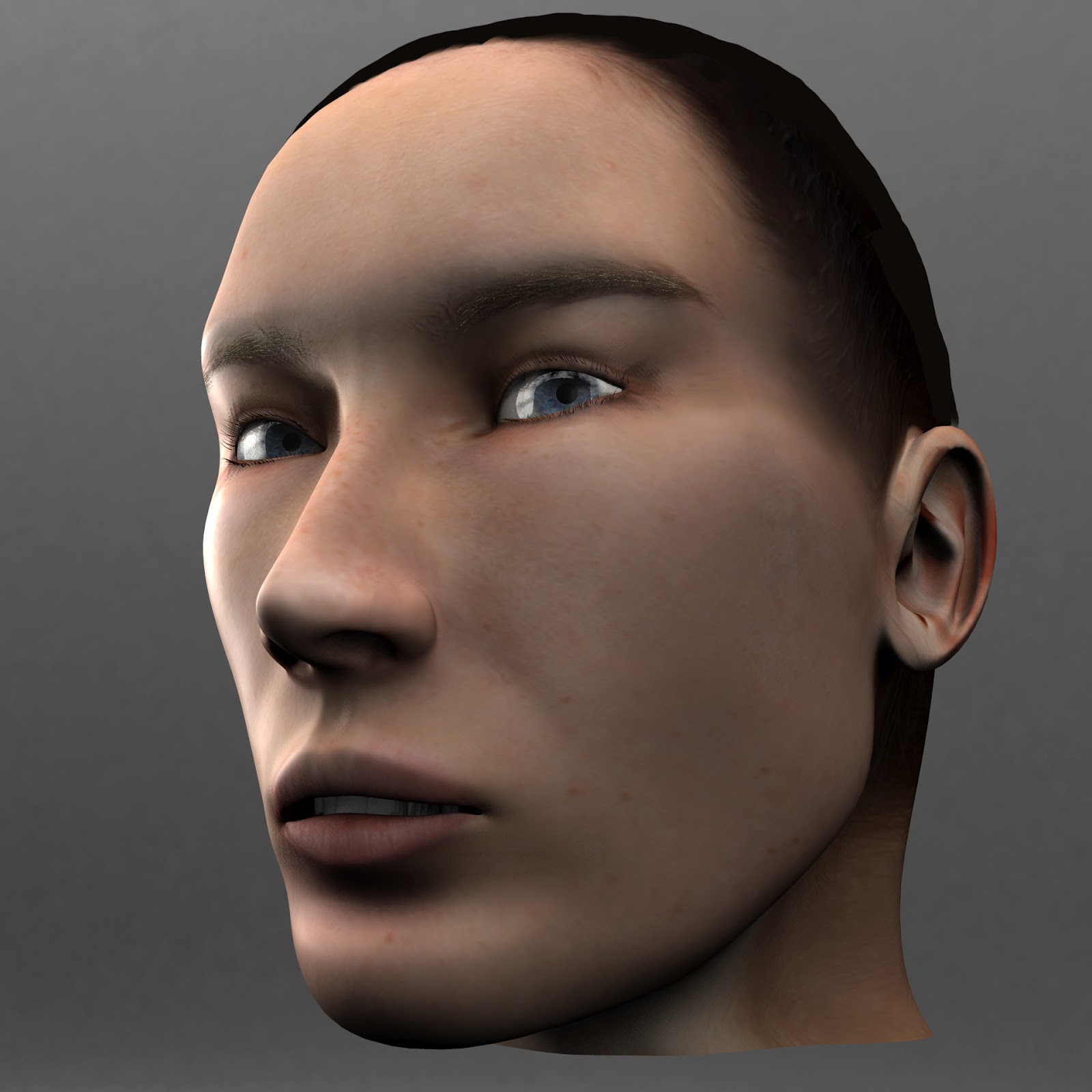 Michael Johnson: My first face model