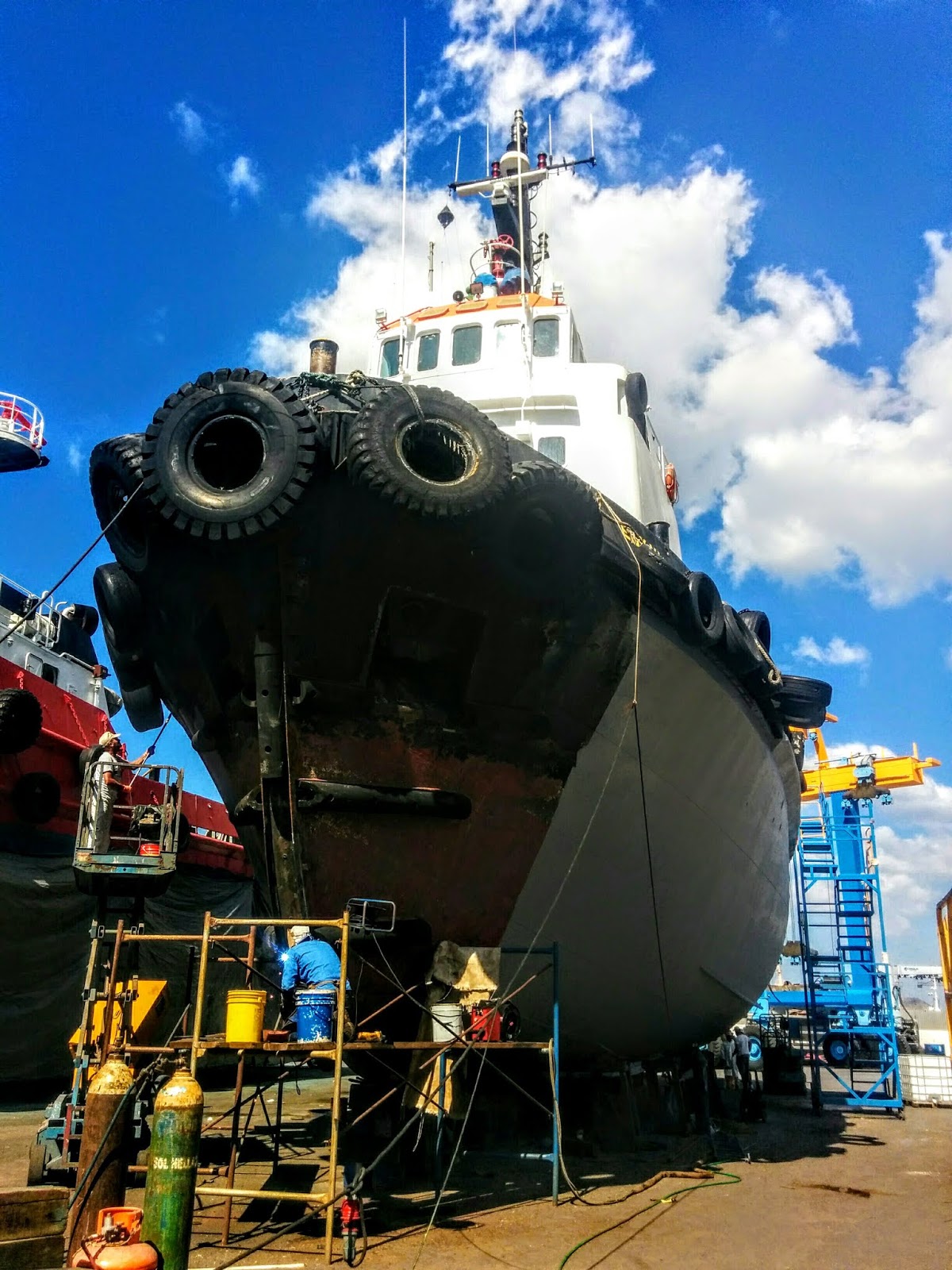 Incredible tugboat repair [with photos]