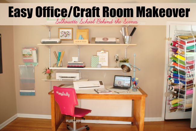 Silhouette School Office/Craft Room Makeover: Behind the Scenes ...
