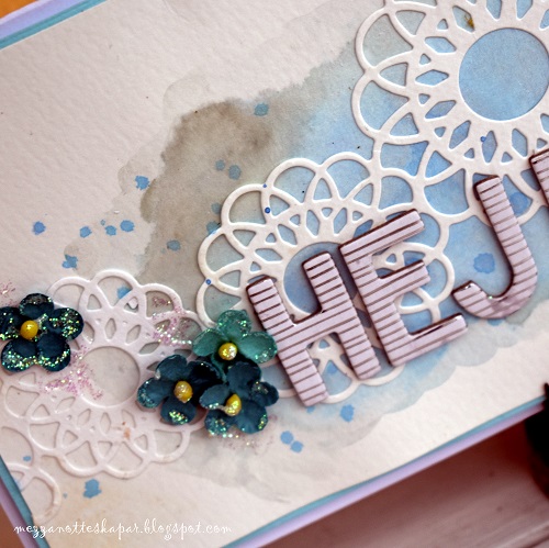 Mezzanotteskapar- Mixed Media made by Katja: Sizzix-Doily Mask