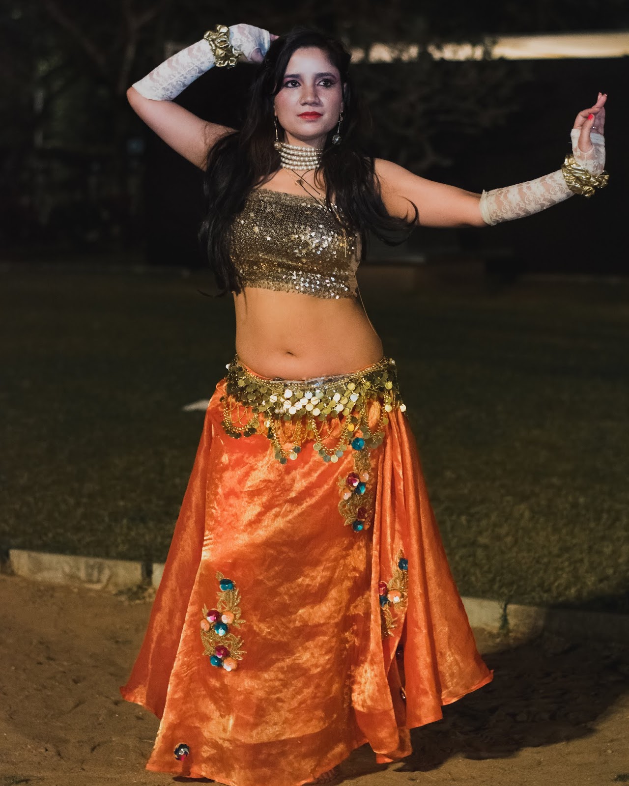 Indian Belly Dancing Queen Enaakshi Kotwal represents Belly Dance at Kala Ghoda 2019