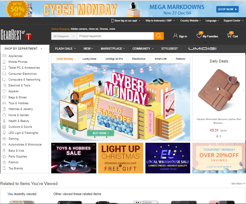 3 Toko Online Cina Terbaik Belanja Elektronik Diskon Gede - Rumah Coeg