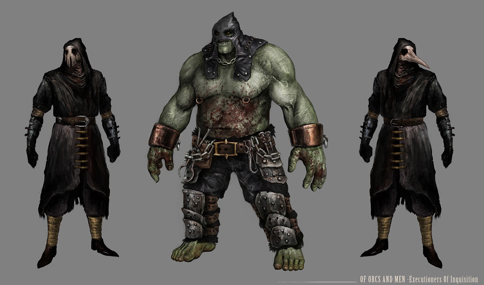 DARK 'n' BADASS: Of Orcs and Men - Character Designs