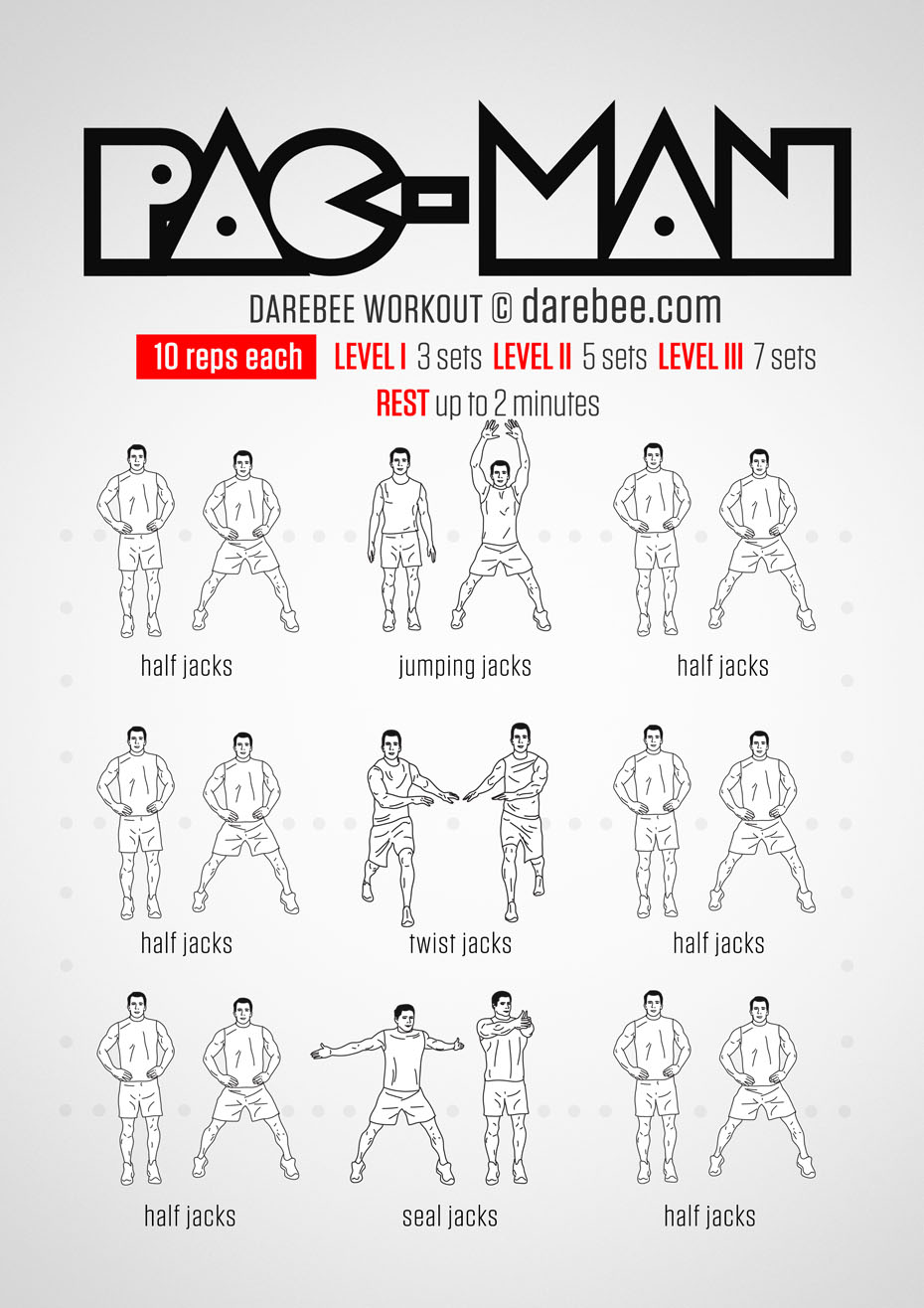 Thermopylae OCR: Pac-Man Workout (darebee.com)