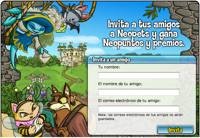 Castleneo: Programa de Recomendaciones de Neopets