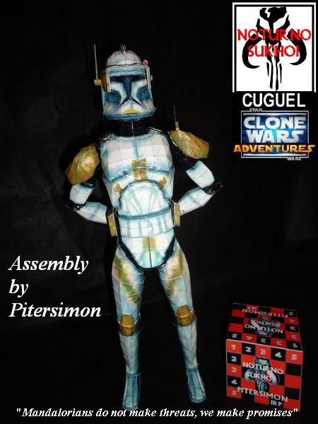 Noturno Sukhoi: Star Wars “Clone Wars”_Clone Commander Cody Papercraft