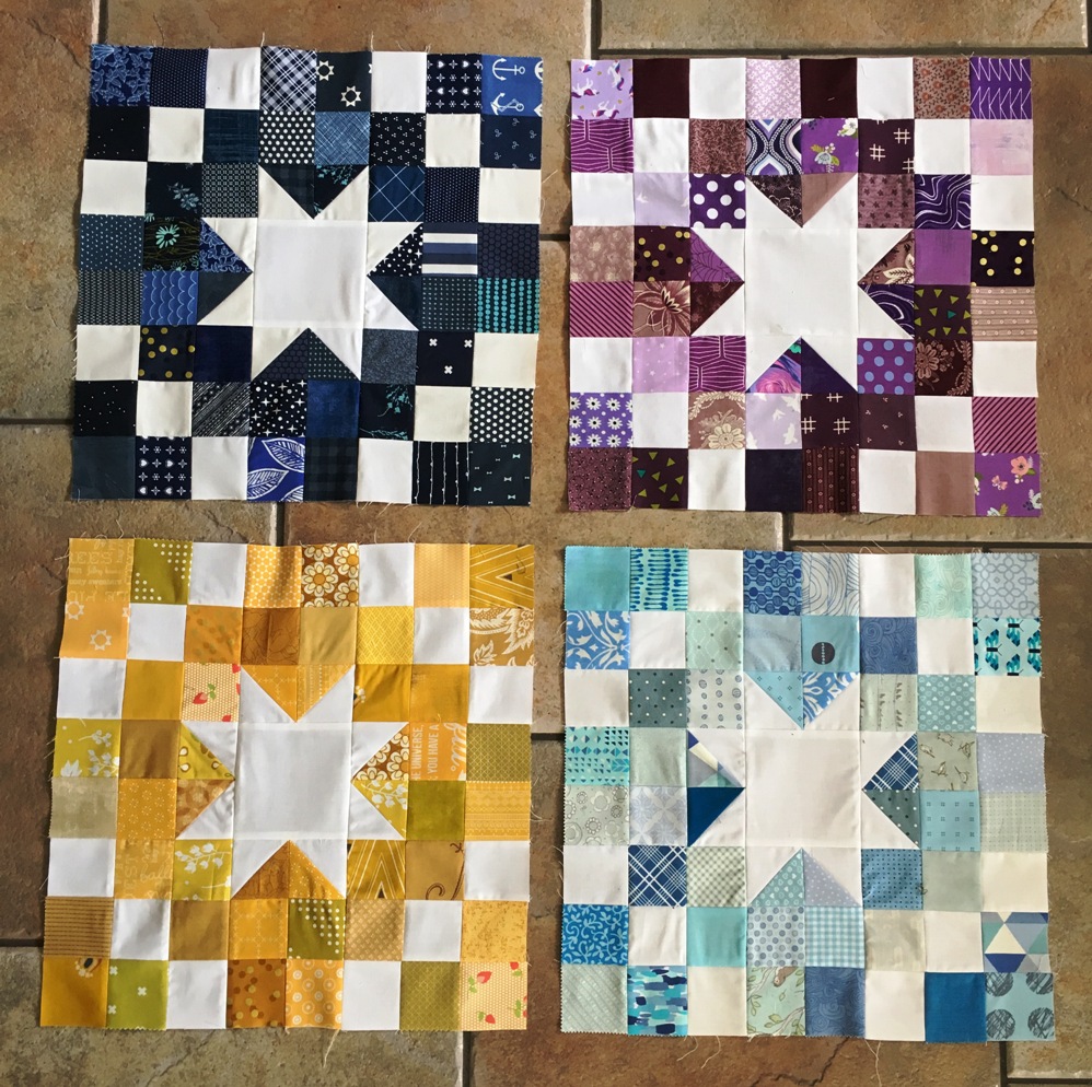 Happy Quilting: 2 More Scraptastic Stars!!!