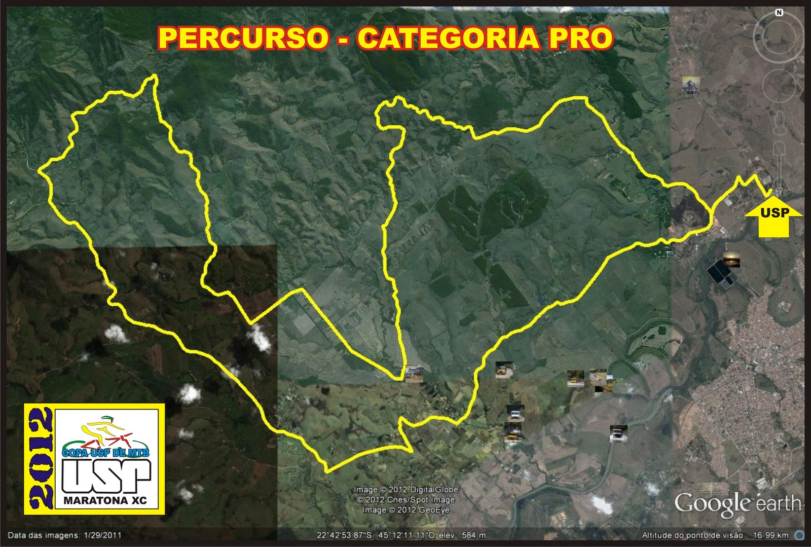 PEDAL ADVENTURE: Mapas de percurso e altimetria Desafio Campus I - Copa ...