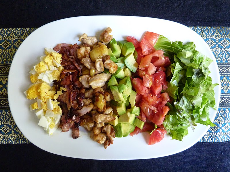 Charo y su Cocina: ENSALADA COBB (TRADICIONAL)