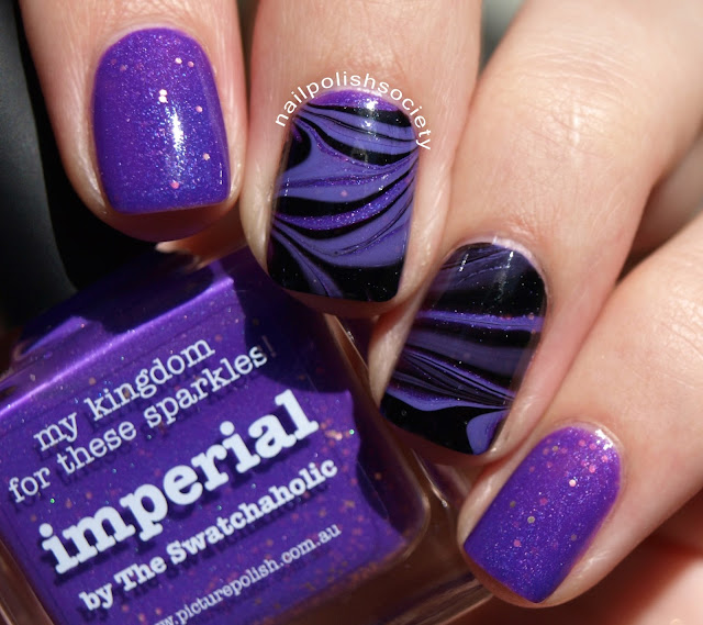 Nail Polish Society: Bewitching Water Marble Featuring PiCture POlish ...