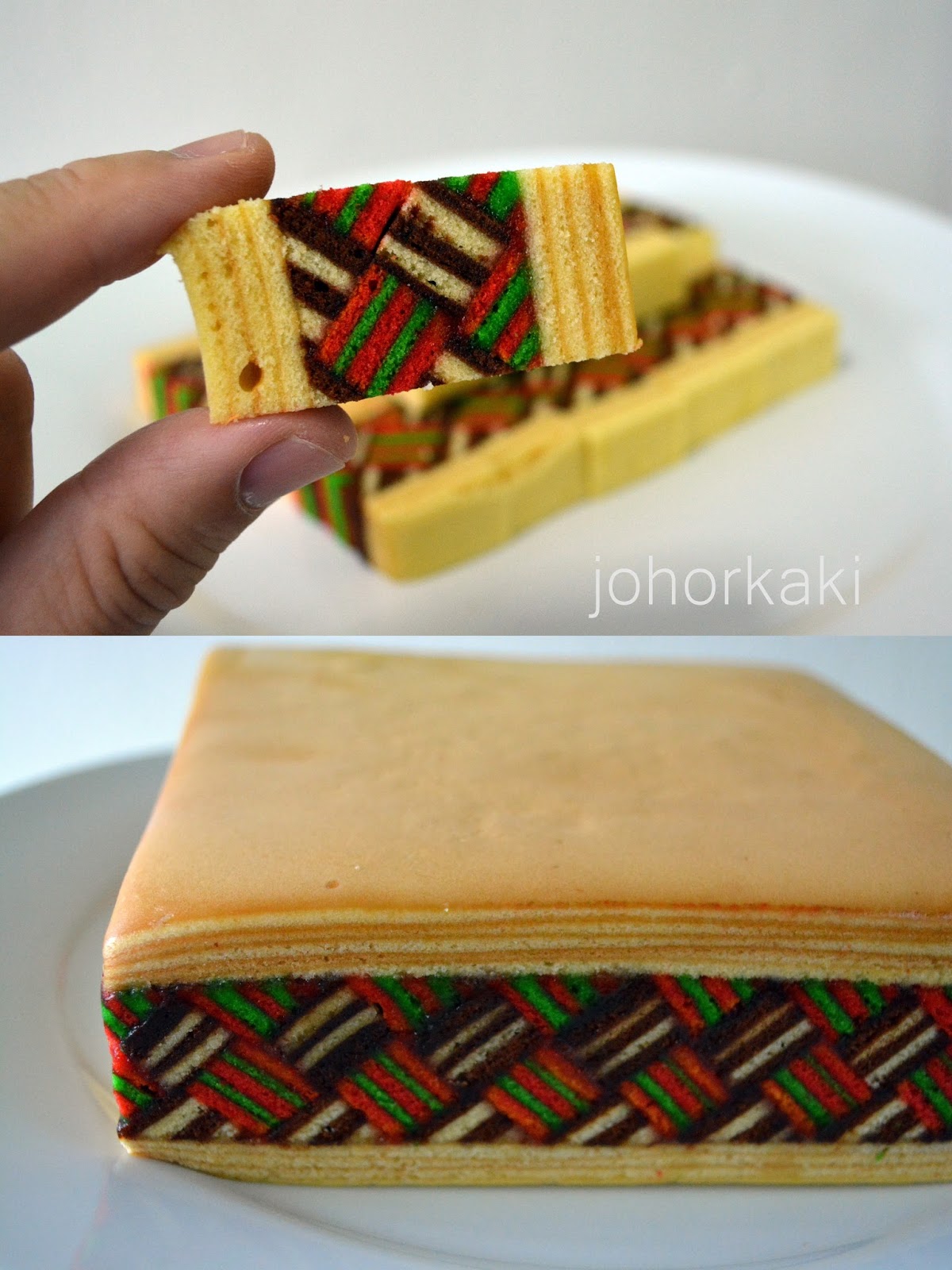 Kek Lapis Sarawak at One Food and Cake House in Pandan City, Johor ...