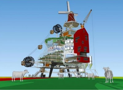 Futuristic Farm House Sustainable Technology Design | seatingmodel