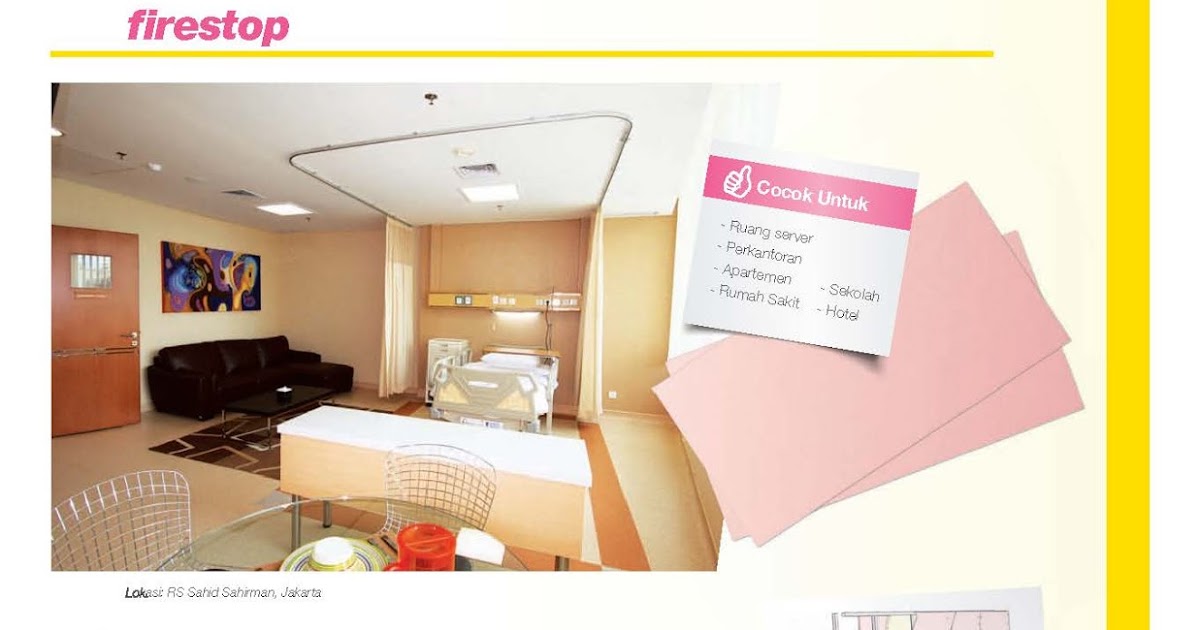 Brosur dan Spesifikasi Papan Gypsum Jayaboard Firestop - Plafon dan ...