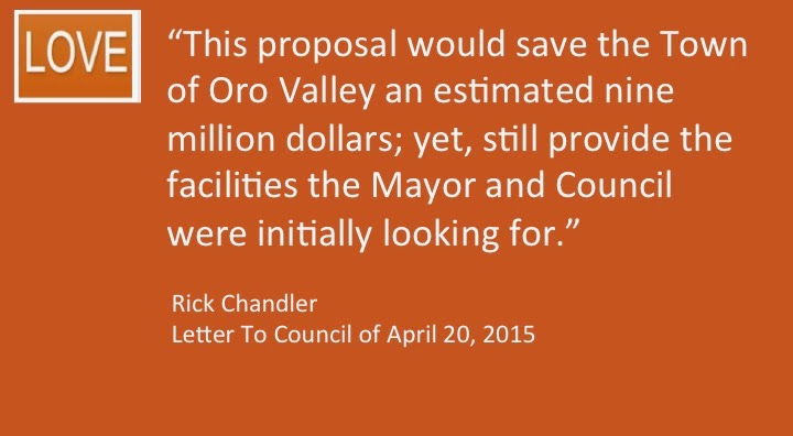 LOVE: Let Oro Valley Excel: Oro Valley Resident Offers To Purchase El ...