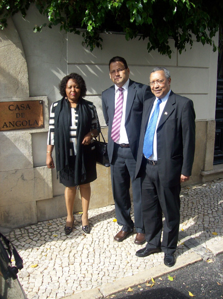 Casa de Angola para Todos: Visita à nossa sede da Exma. Senhora Drª ...