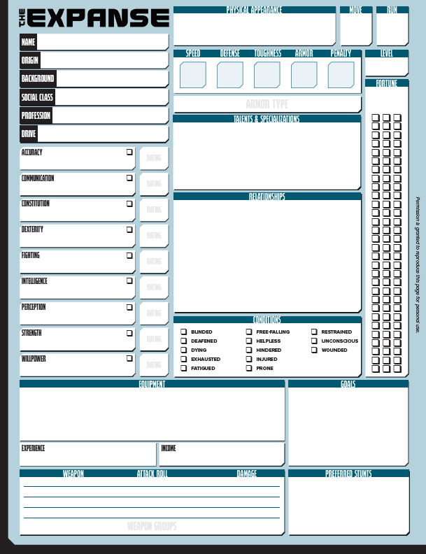 The Expanse RPG: First impressions (more or less) | Starships & Steel ...
