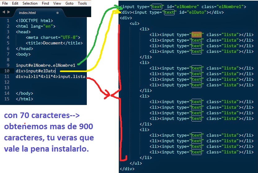 Como Usar E Instalar Emmet Plugin Para Diseño Web En Sublimetext Sublimetext Para Programadores