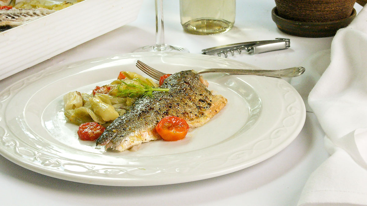 pookcook: Labraks pieczony