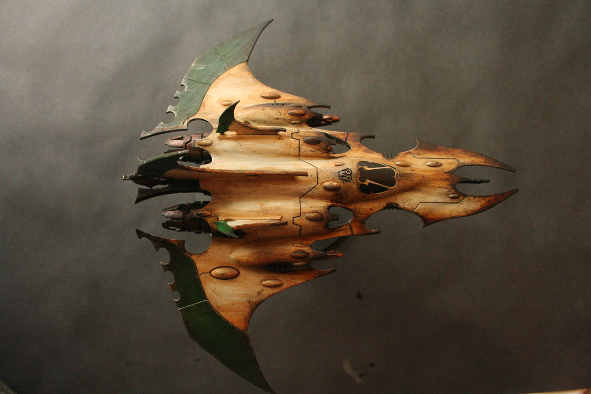 Razorwing Jet Fighter - Dark Eldar Painting Progress : GRIM DARK REALMS