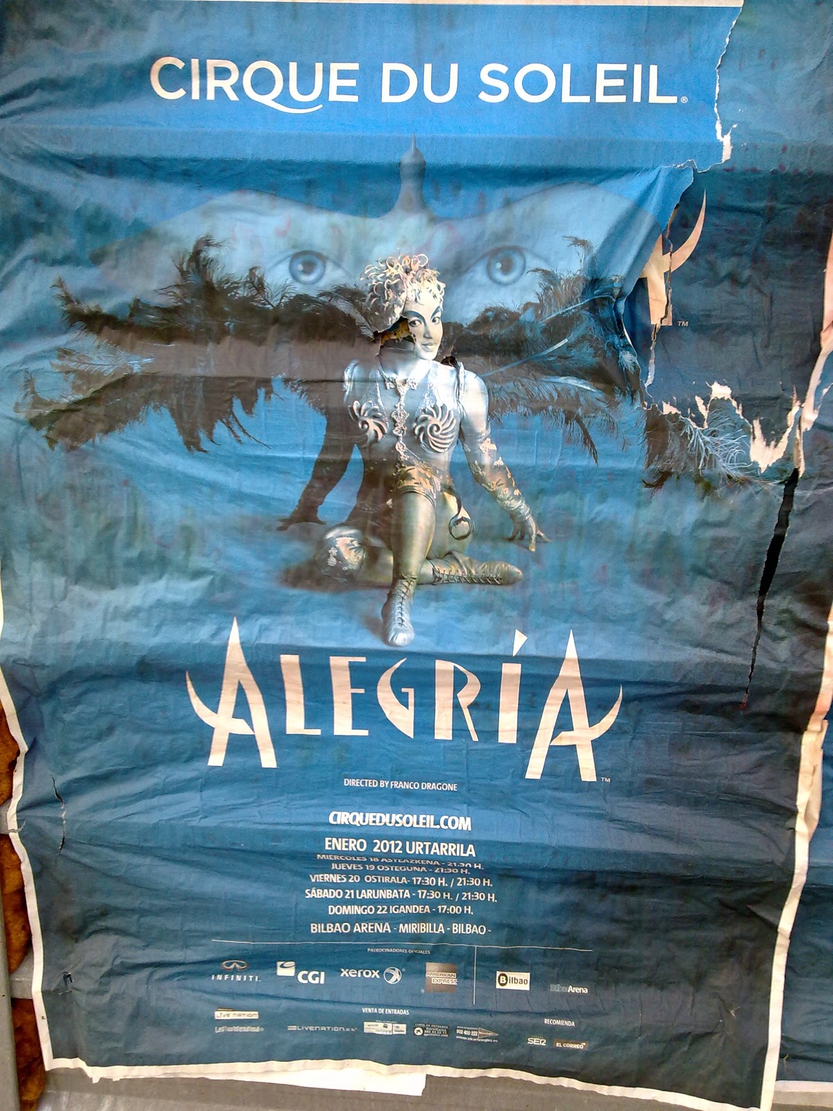 Aitor Delgado Basque Private Tour Guide: Alegria Show by Cirque du ...