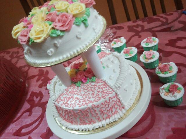 Ai Sweet Cakes: kek kahwin 2 tingkat