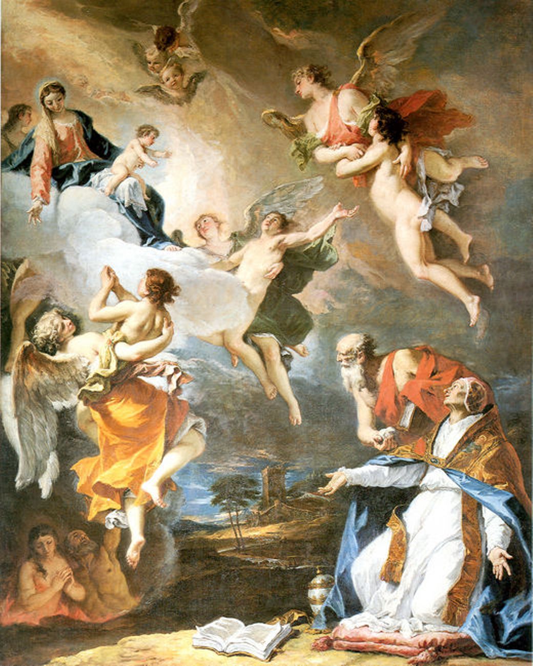 Sebastiano Ricci's / Italian Painter - Hayang Modol