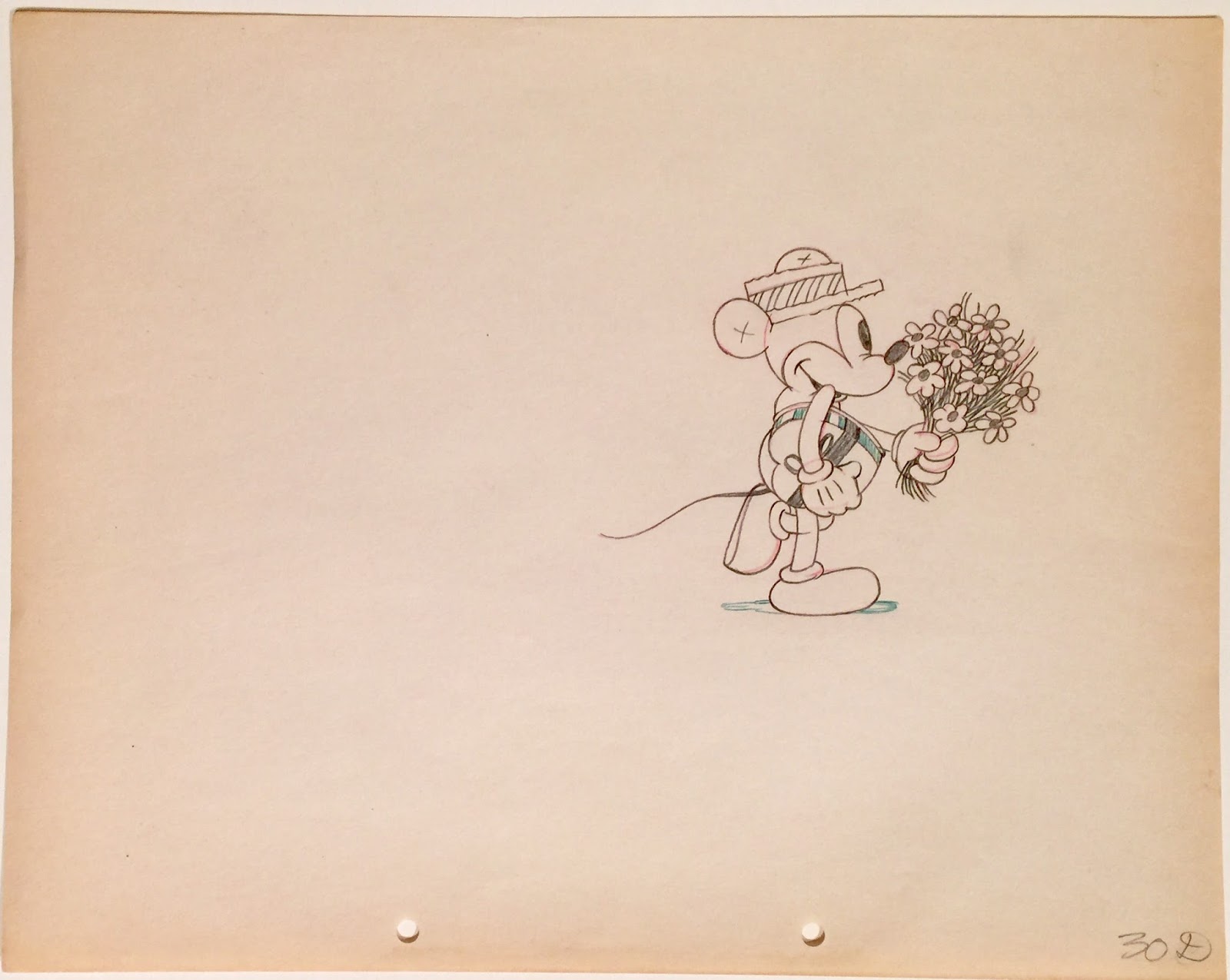 Animation Collection: Original Production Animation Drawing of Mickey ...