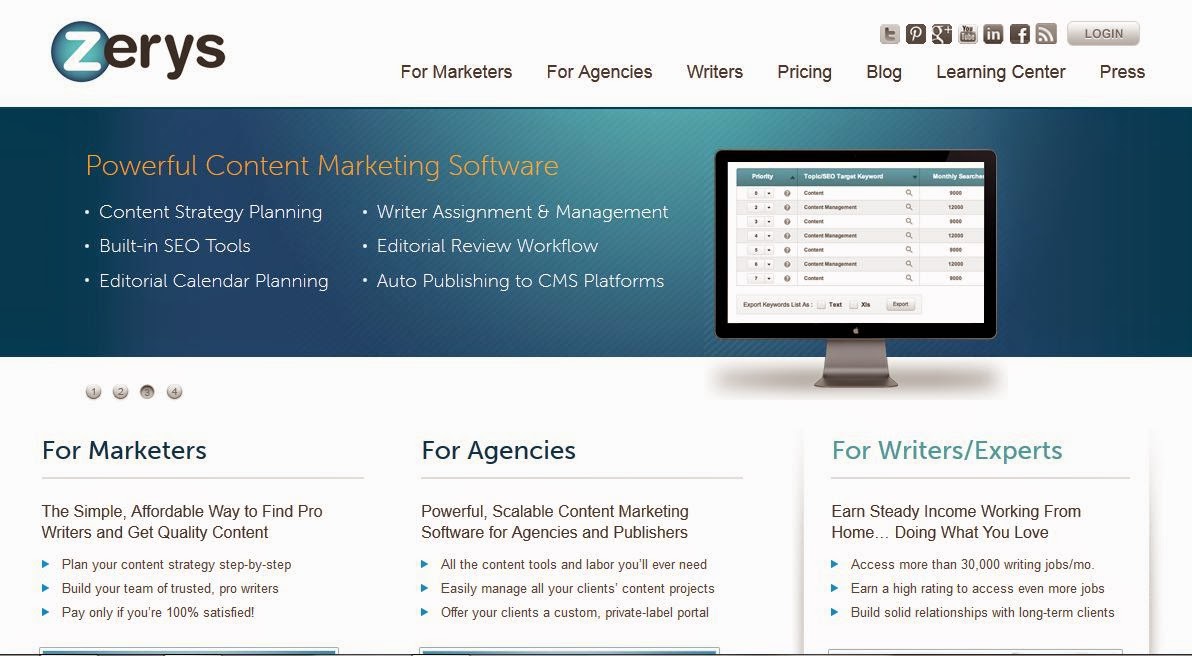 A Review of Zerys: Make Money Writing or Editing Content ~ 1 Place 4 ...