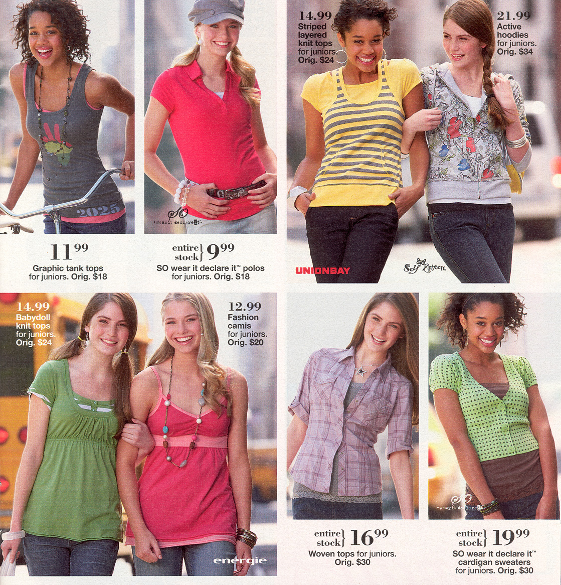 Catalog Cuties: Kohl's Back-to-School Ad 2008