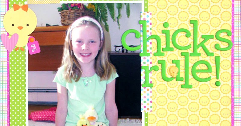 Doodlebug Design Inc Blog: Bunnyville Collection: Chicks Rule Layout by ...