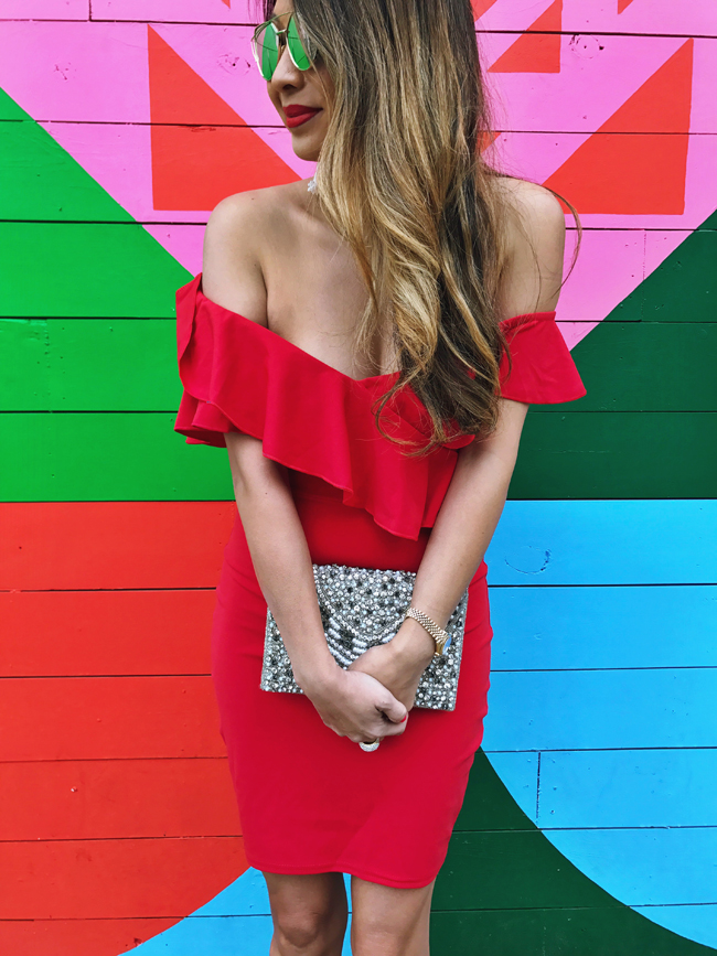 Ruffles and Red For Less than $20 - Red Soles and Red Wine