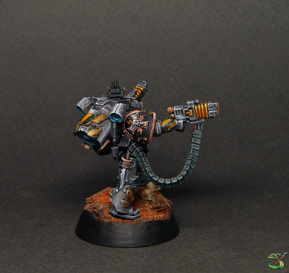 Serpentarium: Iron Warriors Moritat with twin volkite serpentas