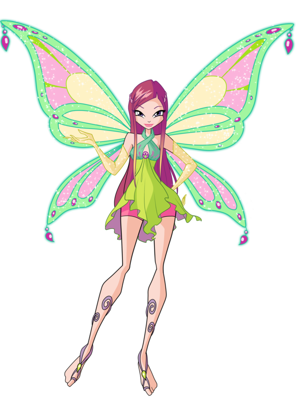 Winx Club Fairies: Roxy transformations