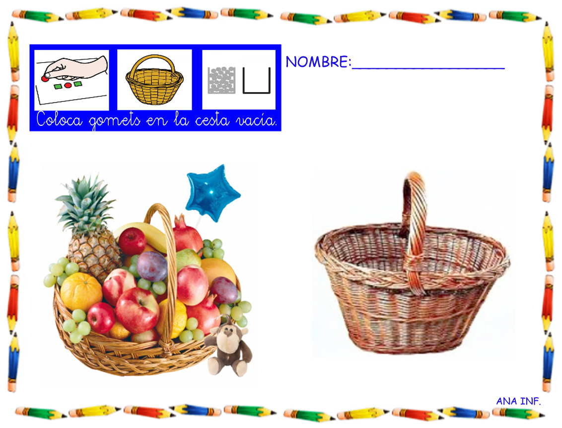 INFANTILES DE ANA V.: CONCEPTOS: LLENO/VACÍO