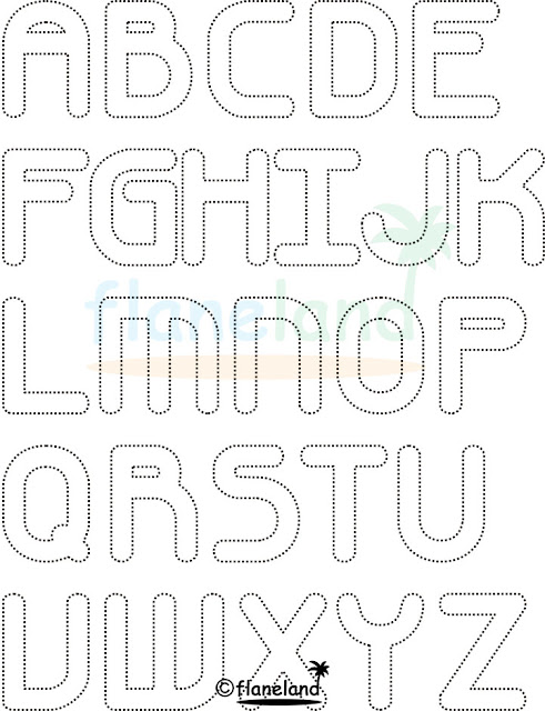 POLA HURUF ALPHABET - Flaneland