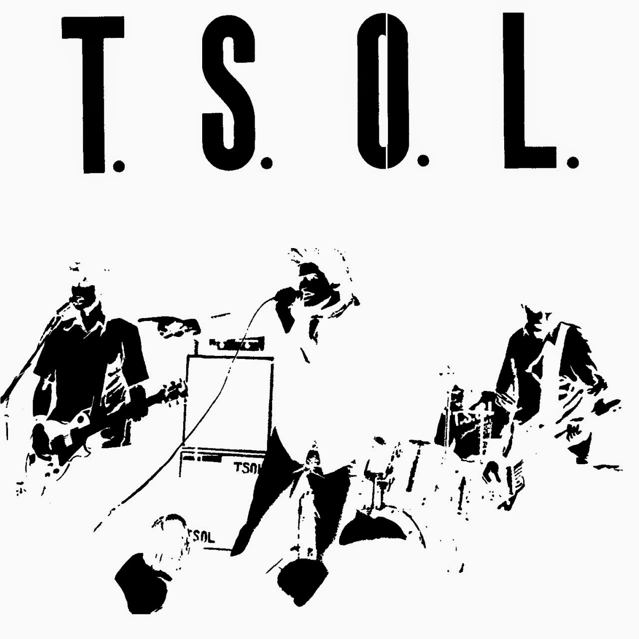 Shrouded in Fog: T.S.O.L. Stencil