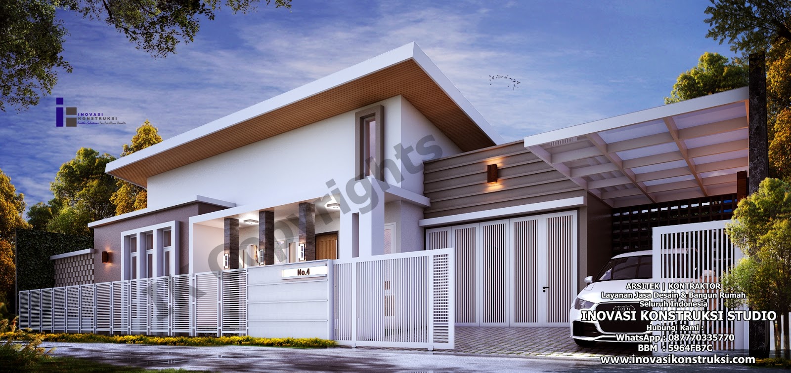 Desain Rumah Ibu Sonya di Jakarta - Inovasi Konstruksi