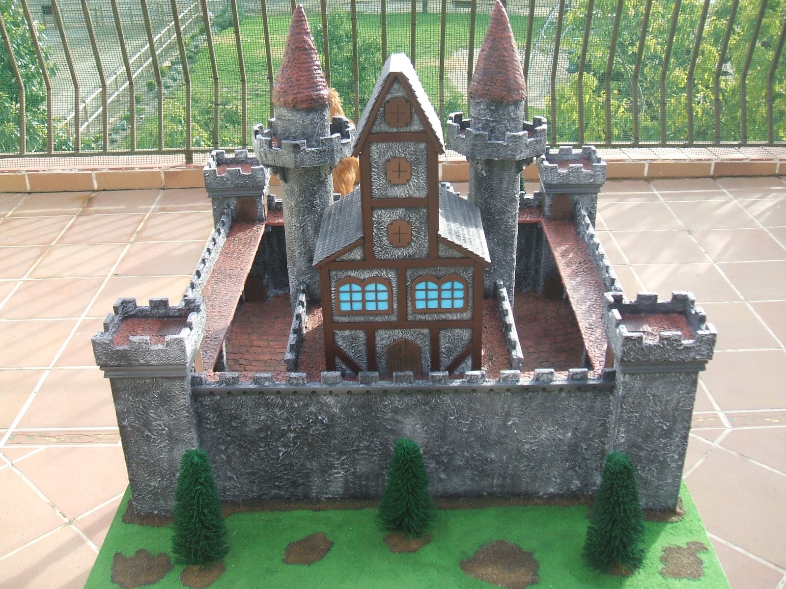 El pincel de Dami: Castillo medieval