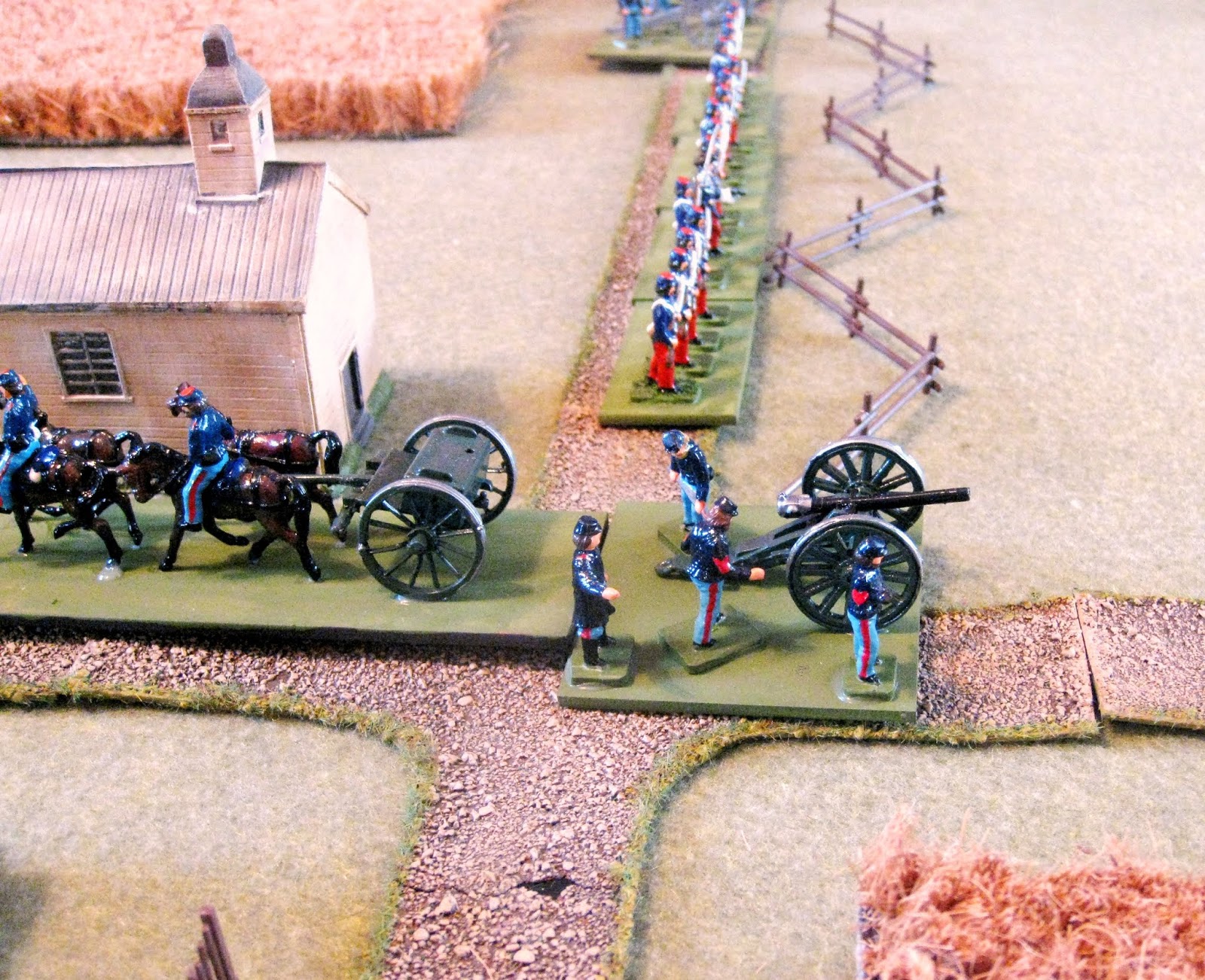 20mm Crimean War Wargaming and Other Stuff: Back to Basics ACW Game Part 1