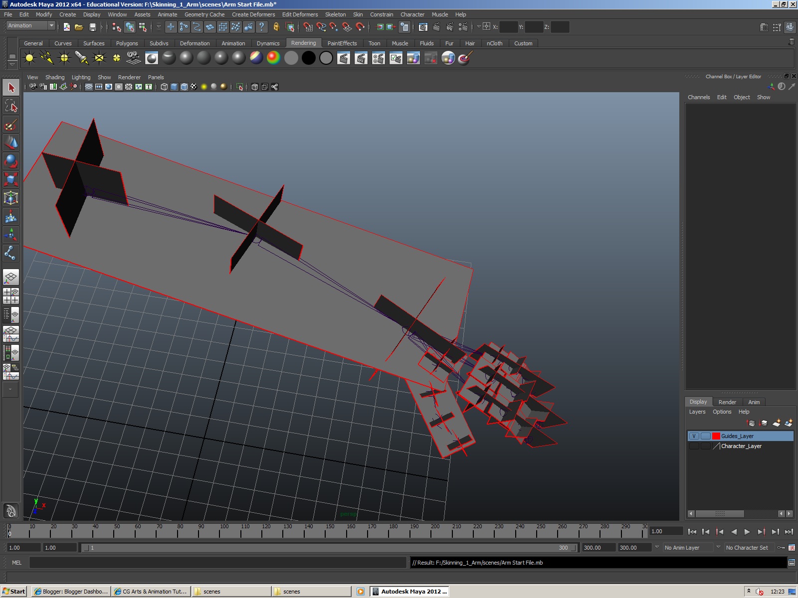 Ernesta Baniulyte: Maya tutorials: skinning